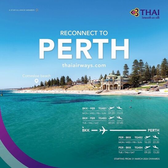 タイ航空の路線強化：成田増便、オーストラリアとインドとスリランカ新規就航 - パタヤ千夜一夜